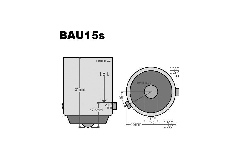 Автомобильная светодиодная лампа с обманкой Solarzen PY21W-48s30